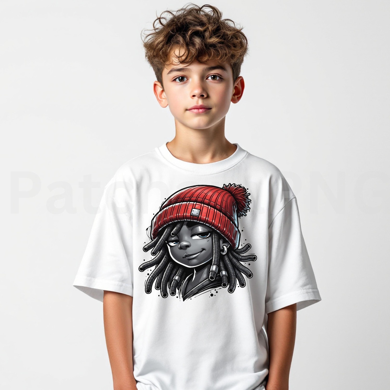Urban Street Boy PNG – Cool Graffiti Style Cartoon for DTF, Sublimation ...