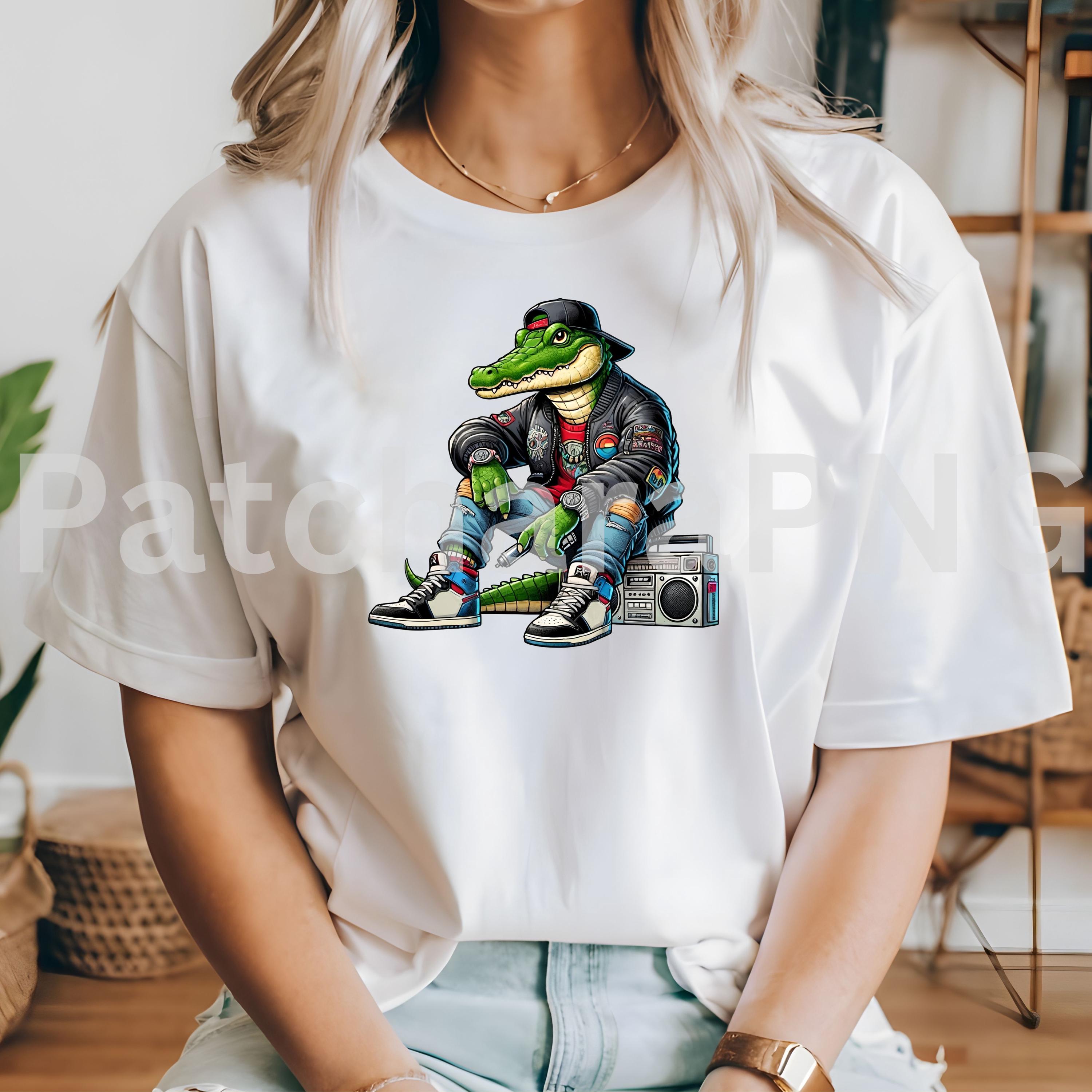 Hip Hop Alligator Digital Download | Cool Rapper Gator Clipart ...