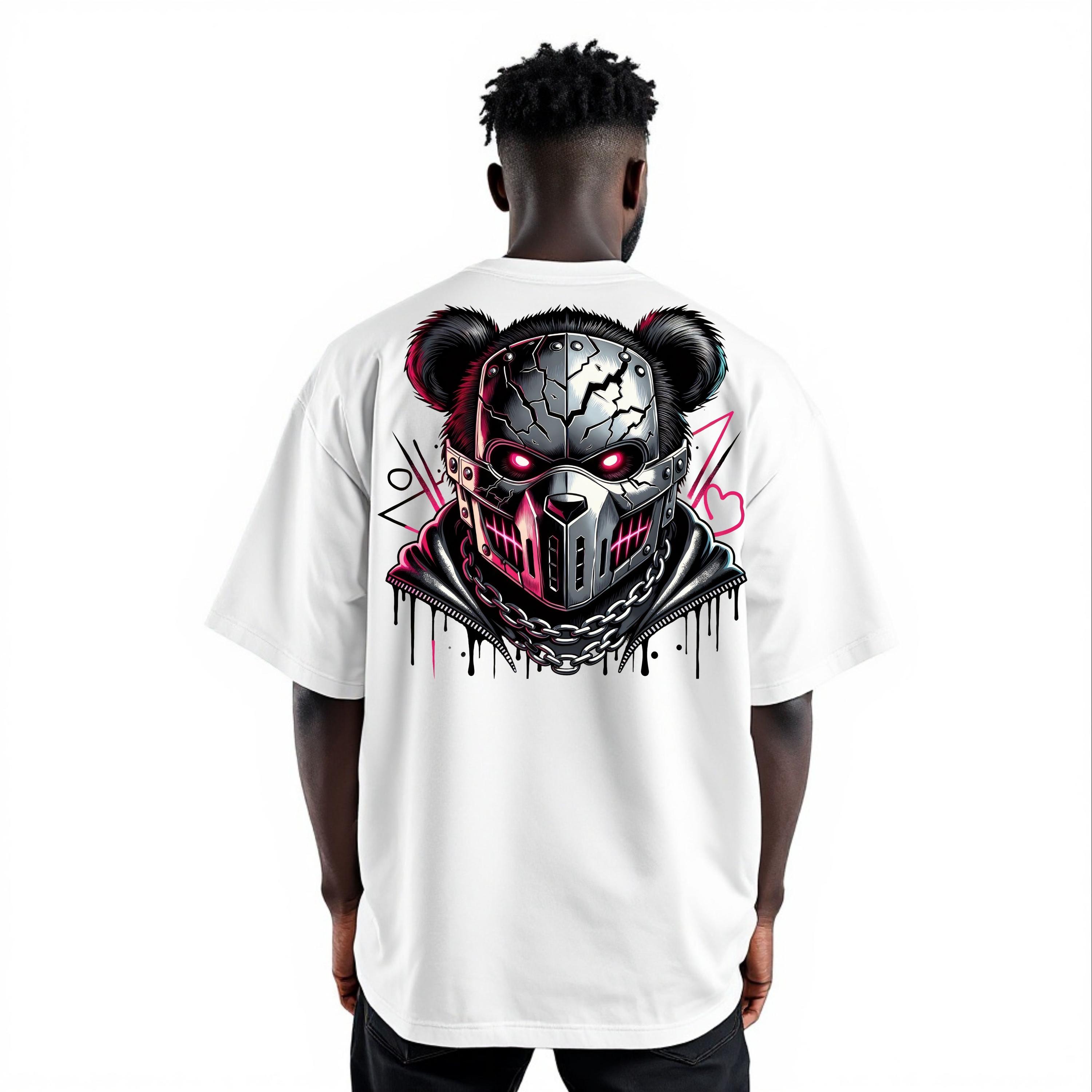 Masked Bear PNG Graffiti Style | Cyber Gangsta Teddy Clipart ...