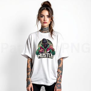 Ski Mask Design, Hustle Trap King PNG | Streetwear Masked Guy Clipart ...