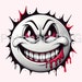 Creepy Evil Smile PNG | Spooky Emotions, Digital Download, Sublimation ...