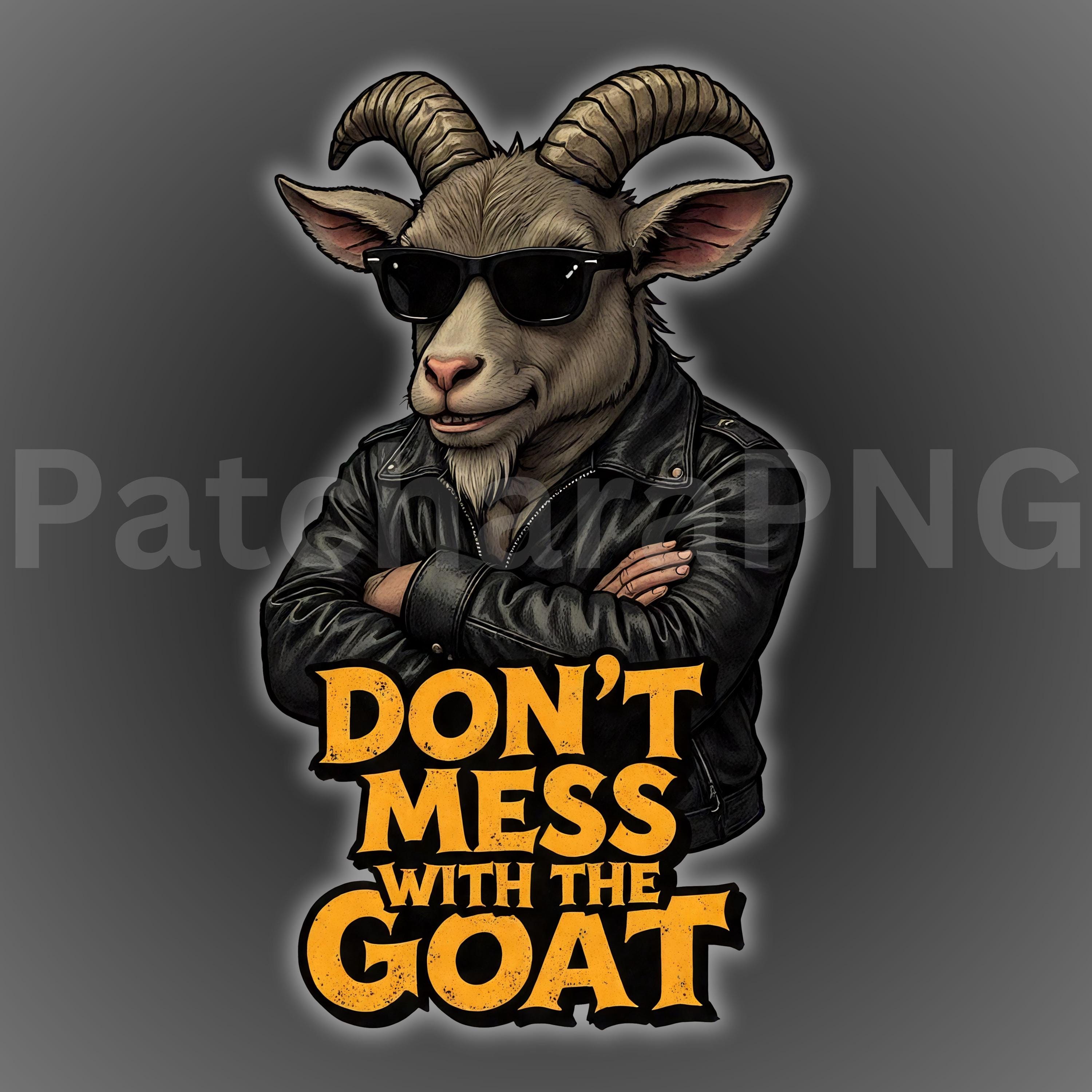 GOAT PNG | Badass Goat Clipart With Leather Jacket and Shades | Don’t ...