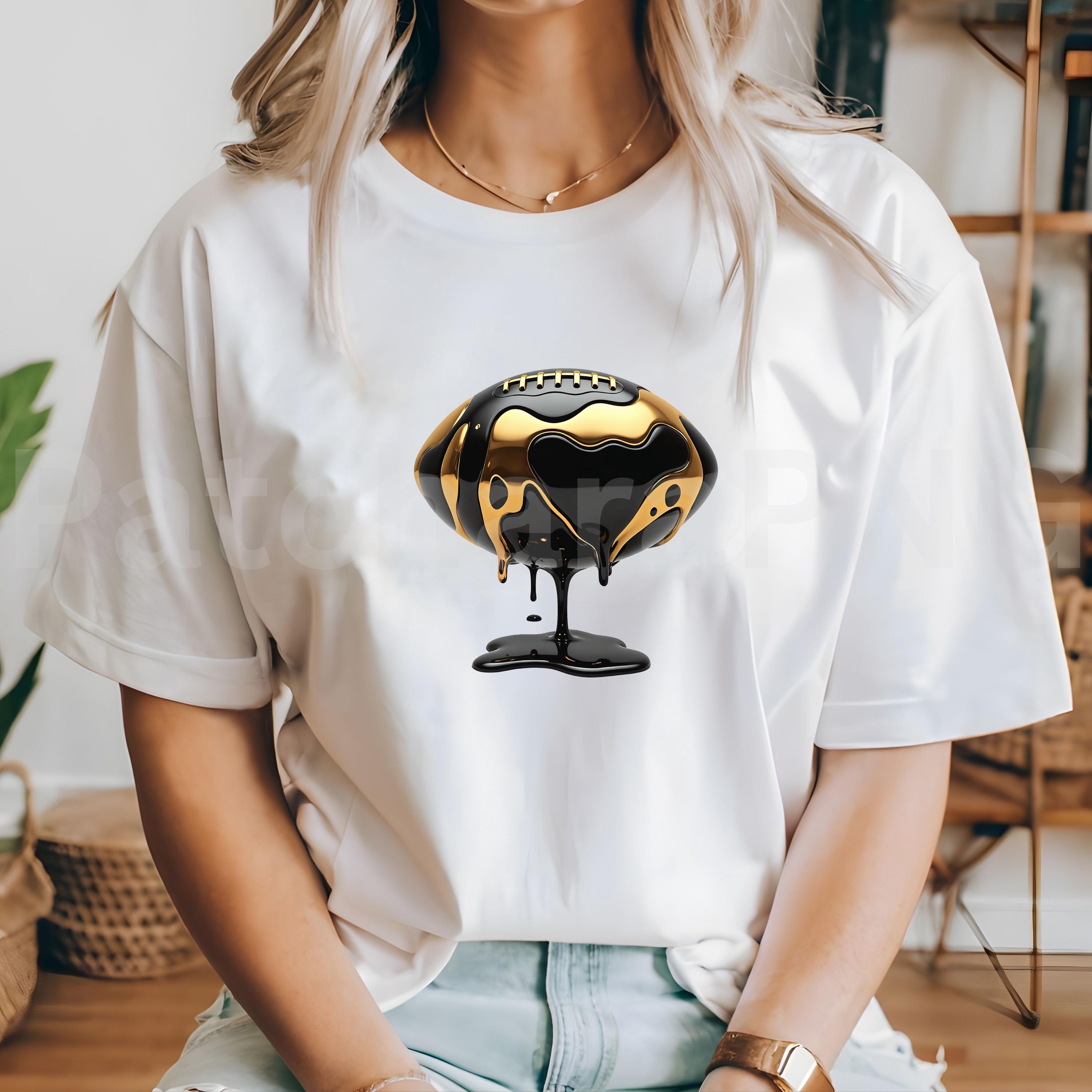 Black Gold Football PNG | Luxury Sports Clipart for Sublimation ...