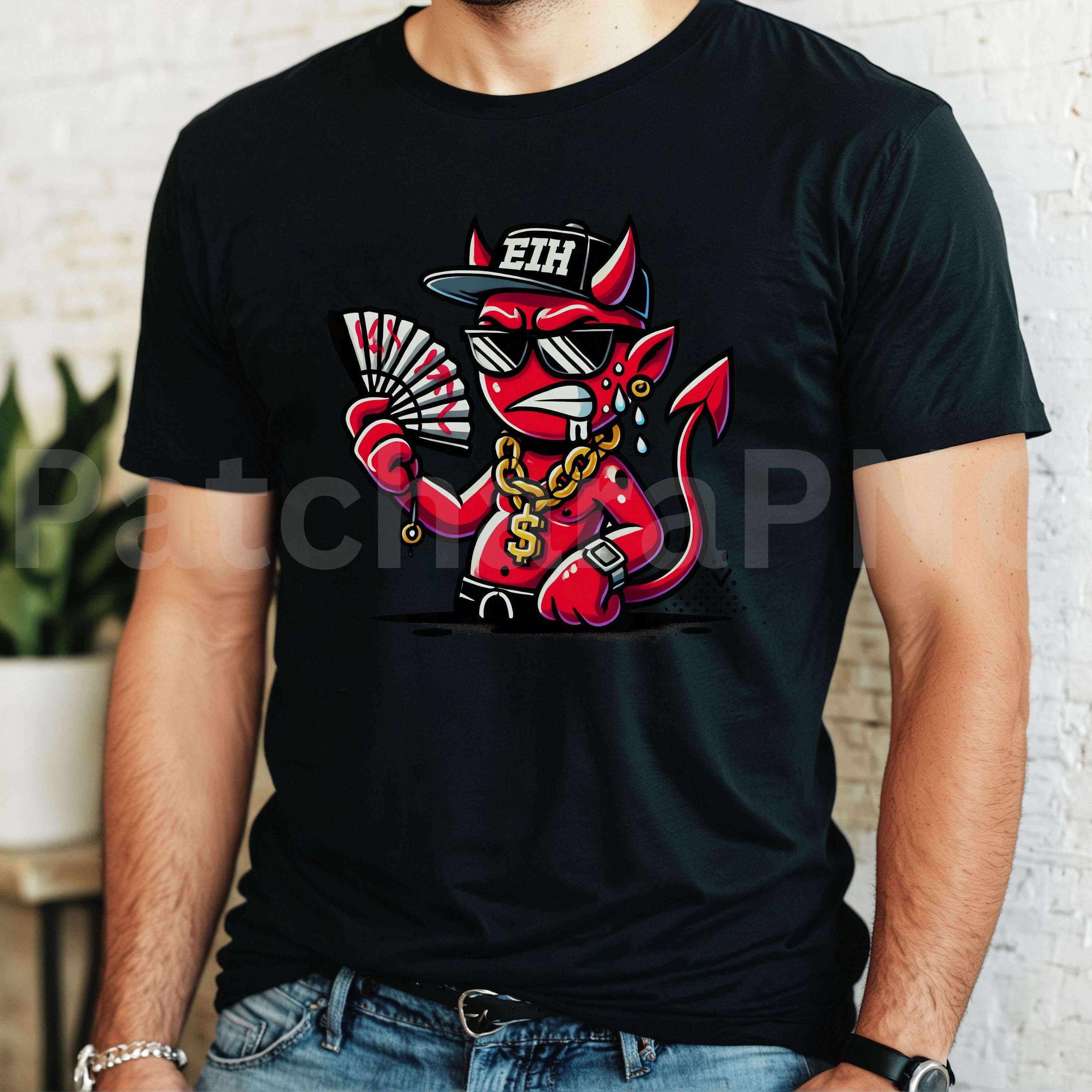 Evil Money PNG | Cool Gangsta Devil Clipart | Street Cartoon Demon ...