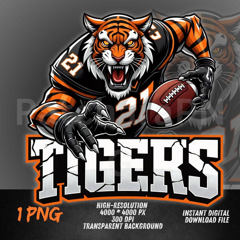 Homecoming Tiger Dtf - Etsy