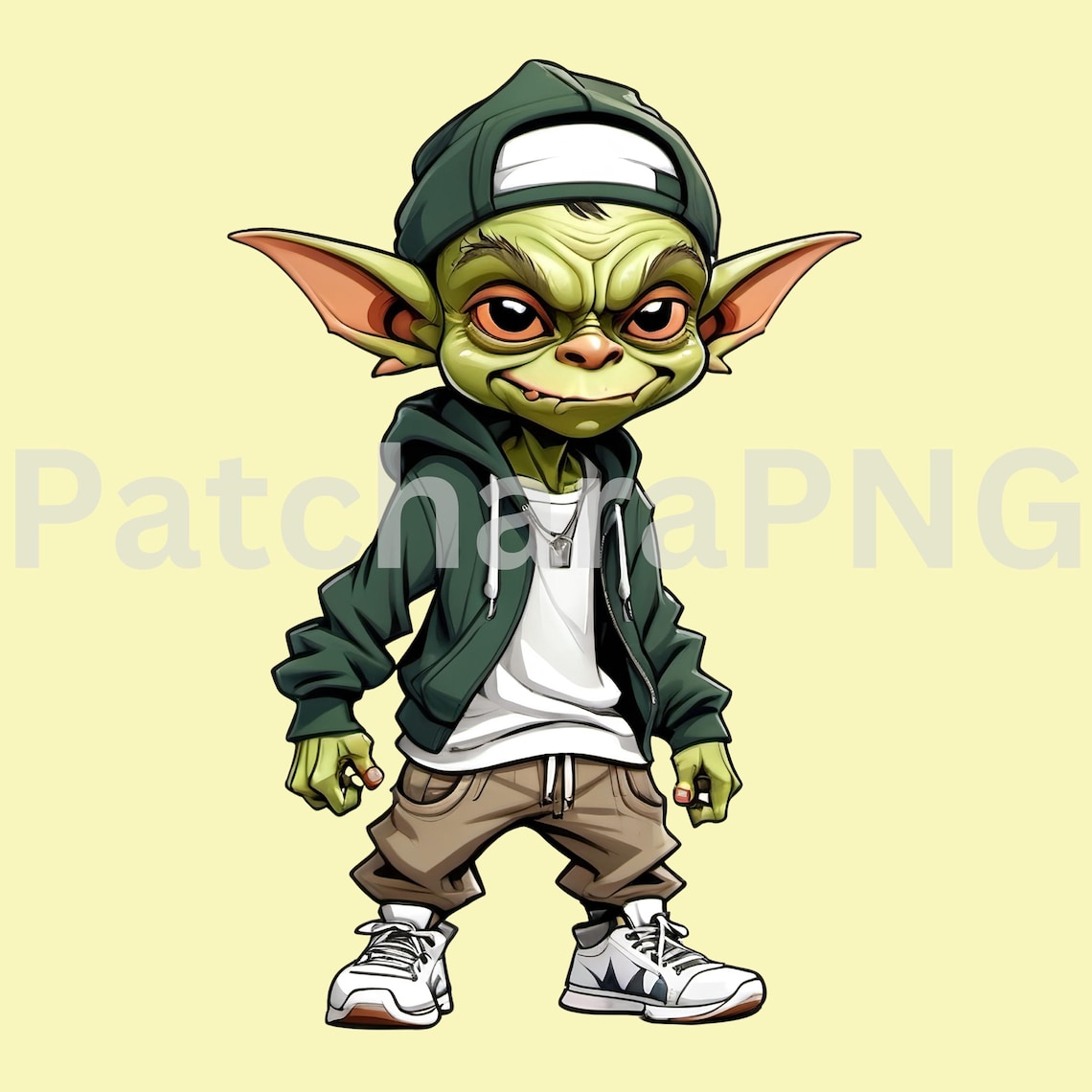 Hip-hop Goblin Graffiti Art | Cool Cartoon Goblin Character | Urban ...