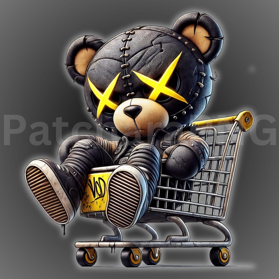 Gangster Bear PNG | Hip Hop Teddy Clipart for Shirt Design | Streetwear ...