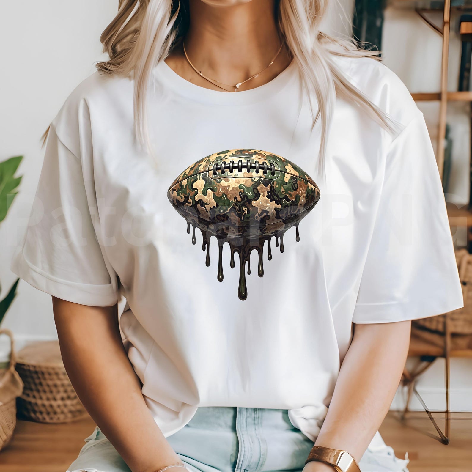 Camo Dripping Football PNG | Urban Sports Sublimation Design | Graffiti ...
