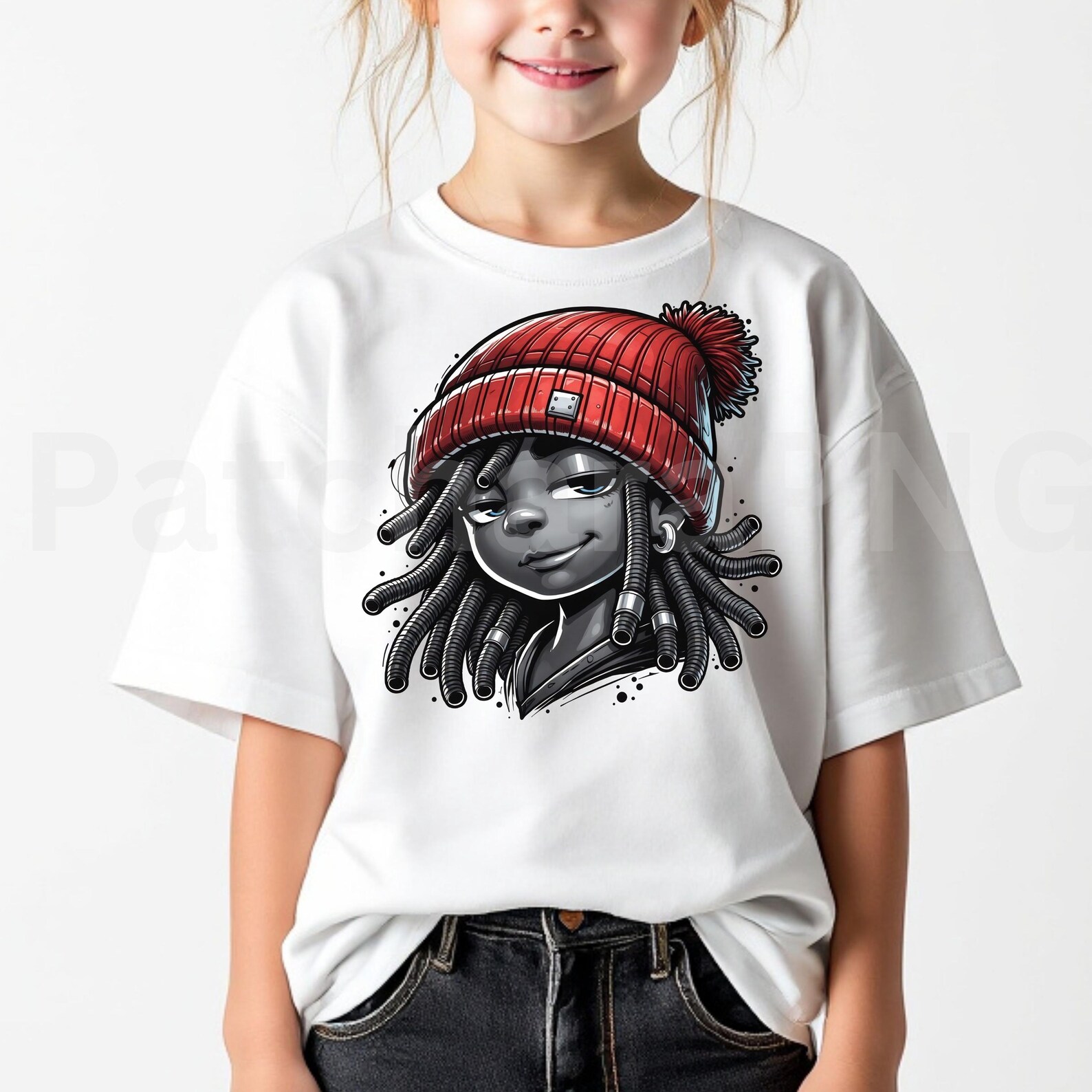 Urban Street Boy PNG – Cool Graffiti Style Cartoon for DTF, Sublimation ...