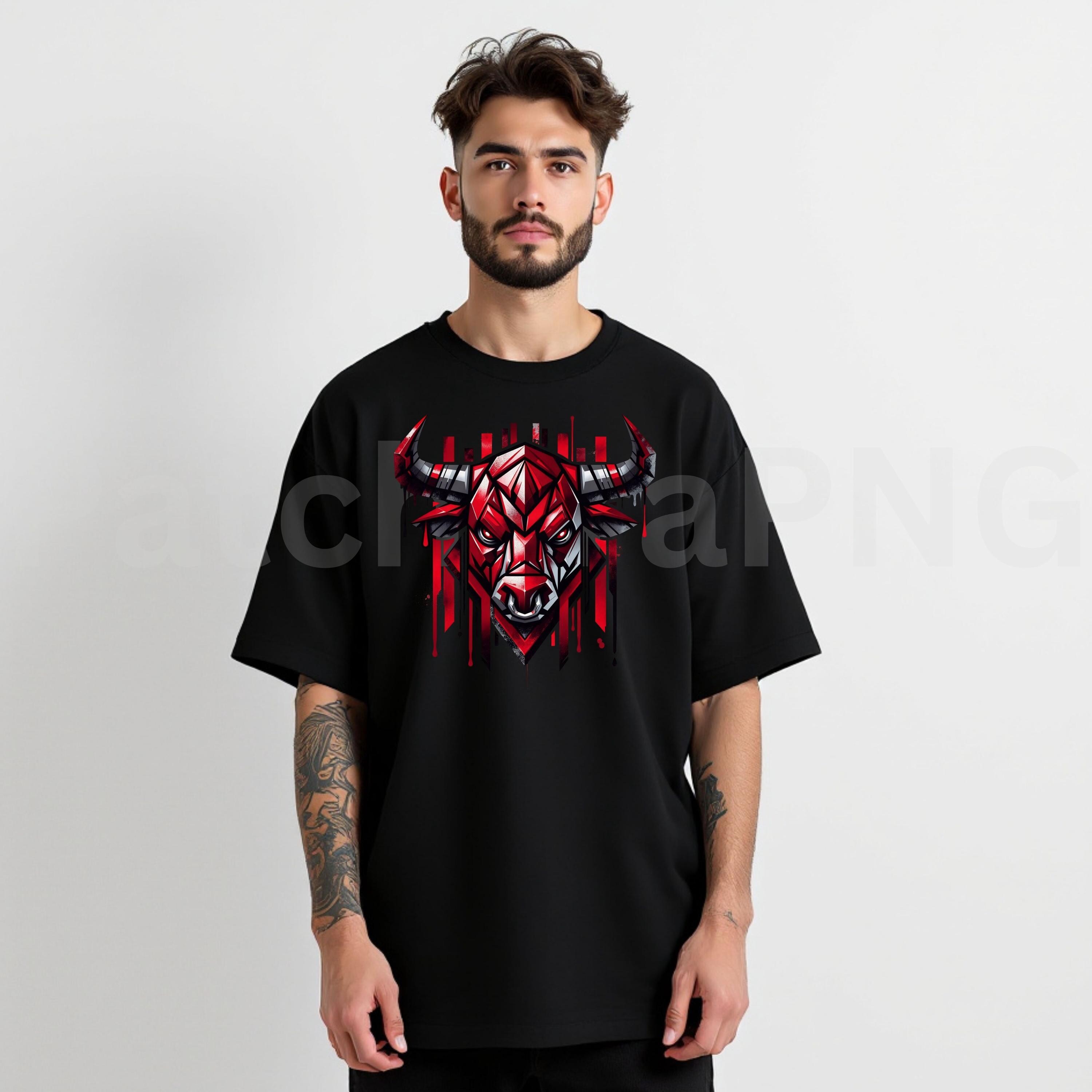 Graffiti Bull PNG | Red Bull Head Sublimation Design | Angry Bull ...