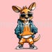 Hip-hop Kangaroo PNG | Cool Cartoon Animal Graphic | Urban Streetwear ...