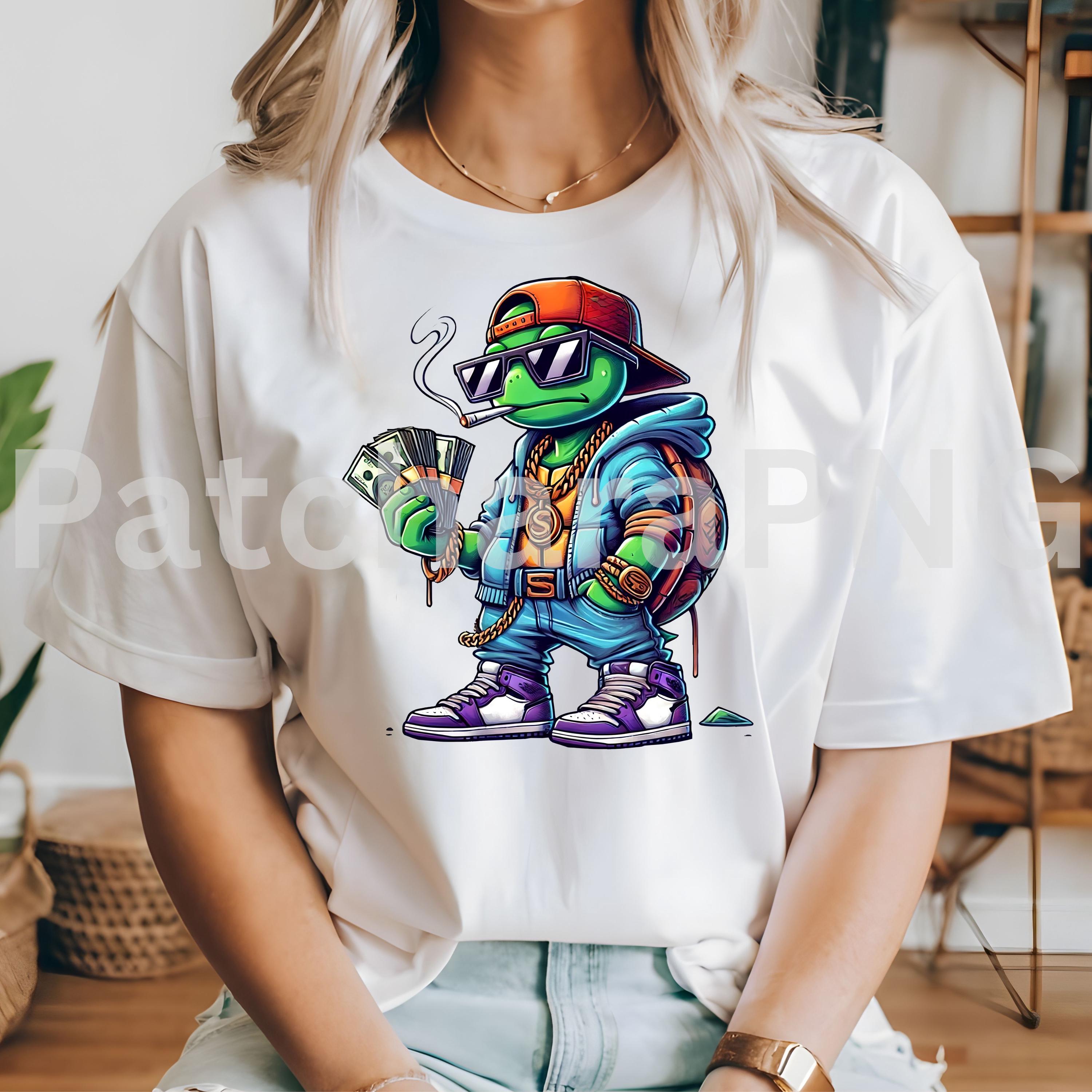 Cool Hip-hop Turtle Png | Streetwear Turtle Clipart | Urban Style ...