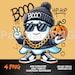 Hip-hop Ghost PNG | Cool Halloween Cartoon Character | Digital Download ...