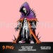 Sinister Necromancer Graffiti Art | Hooded Skull Reaper | Dark Urban ...