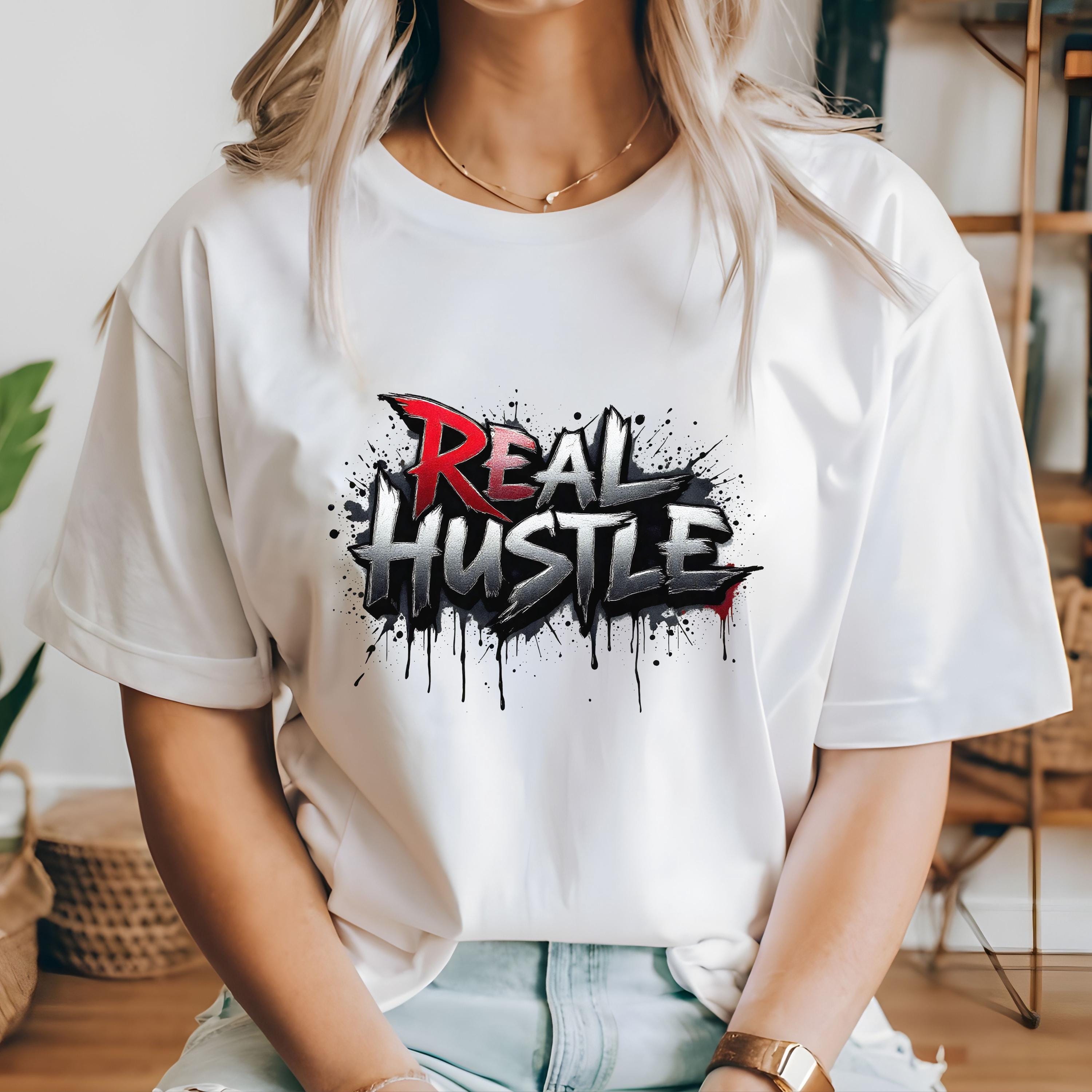 Real Hustle PNG | Graffiti Hustle Quote Clipart With Gold Chain | Urban ...