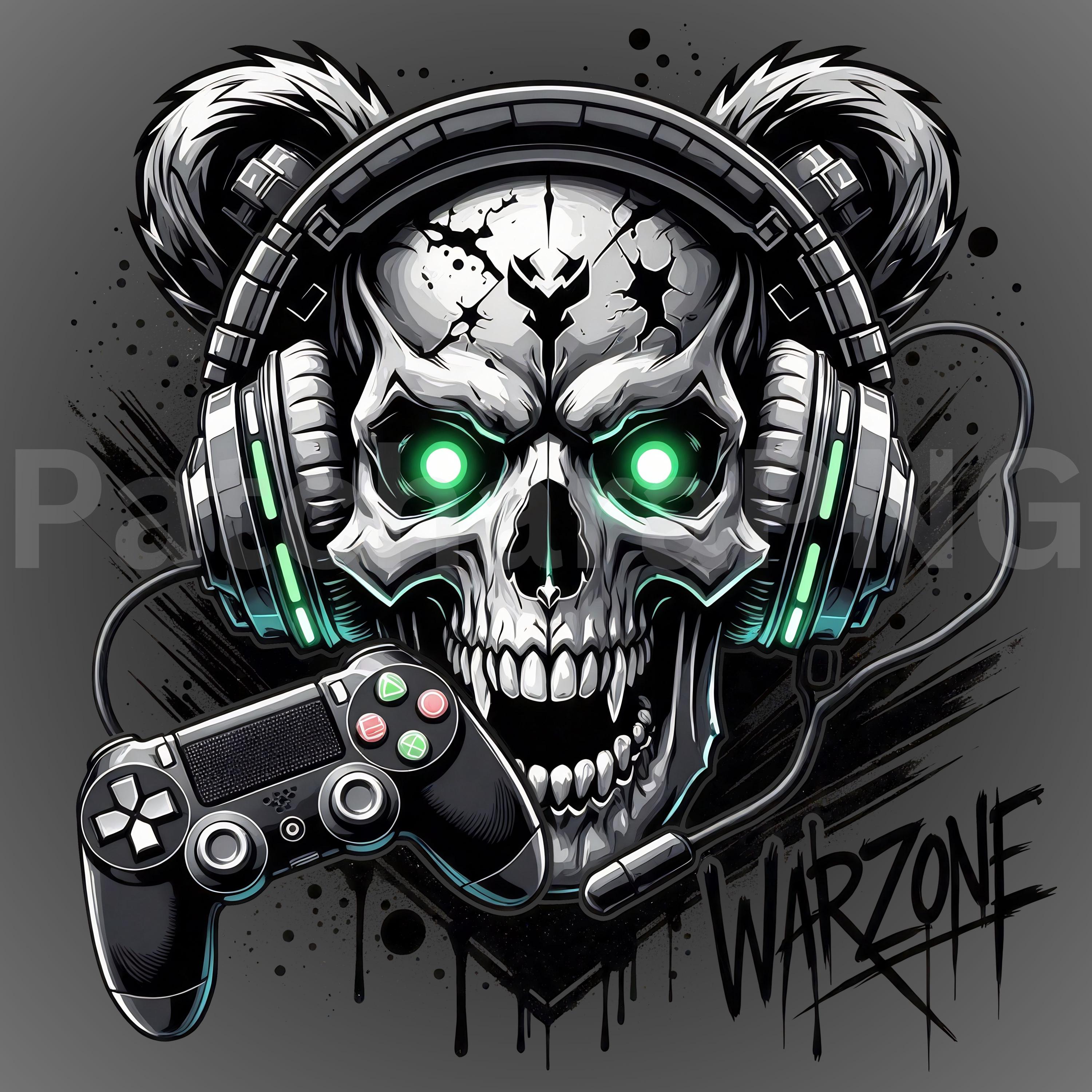 Gamer Design Png Bundle 10 | Dark Gaming Clipart for DTF, Sublimation ...