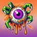 Melting Eyeball PNG | Psychedelic Dripping Eye Clipart | Trippy Horror ...