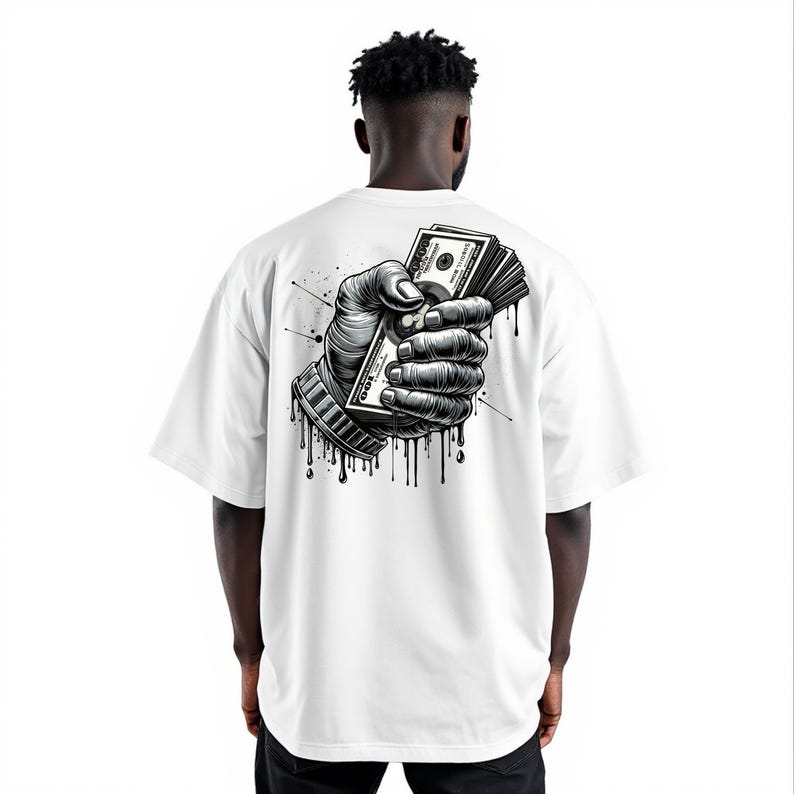 Money Hand PNG Graffiti Clipart for DTF , Sublimation | Gangsta Cash ...