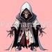 Sinister Necromancer Graffiti Art | Hooded Skull Reaper | Dark Urban ...