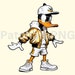 Hip-hop Duck Cartoon Graffiti Art, Digital Download PNG, JPEG Celebrate ...