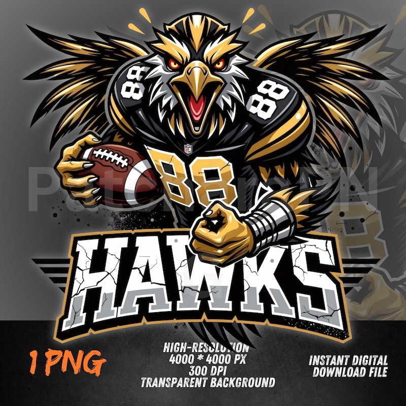 Custom Hawks Hoodie - Etsy