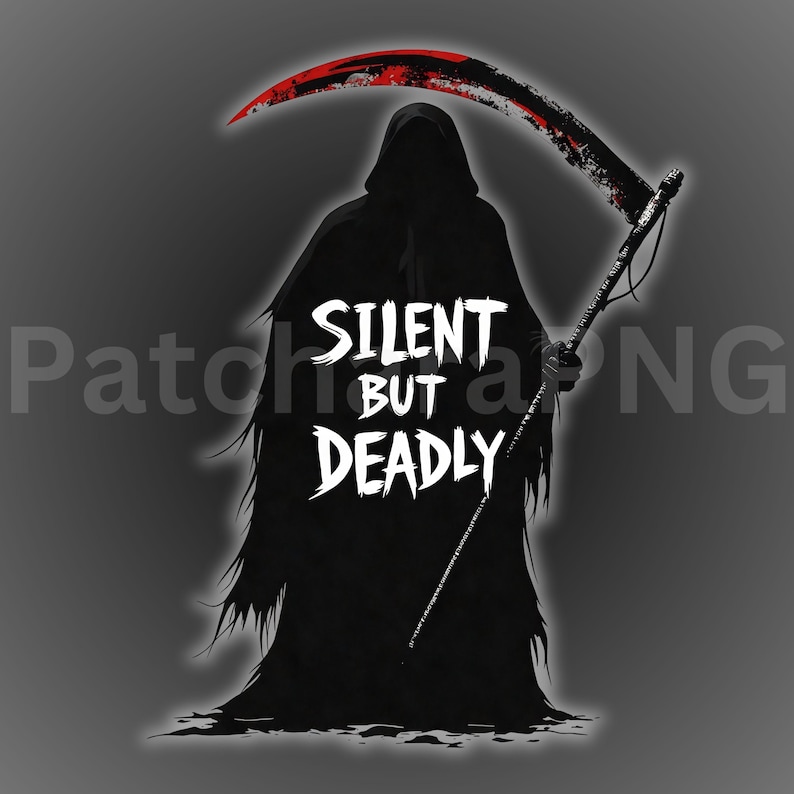 Silent but Deadly PNG | Grim Reaper Warrior Clipart | Tactical Hustle ...