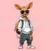 Hip-hop Kangaroo PNG | Cool Cartoon Animal Graphic | Urban Streetwear ...