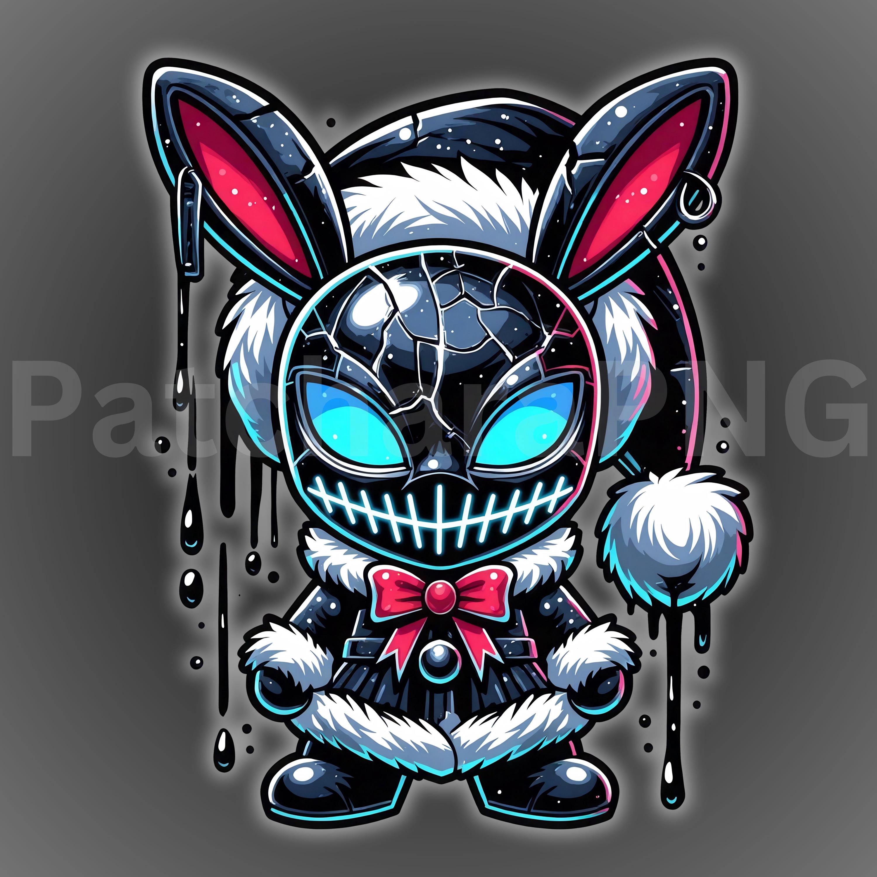 Creepmas PNG Bundle | 10 Goth Christmas Characters | Horror Cute ...