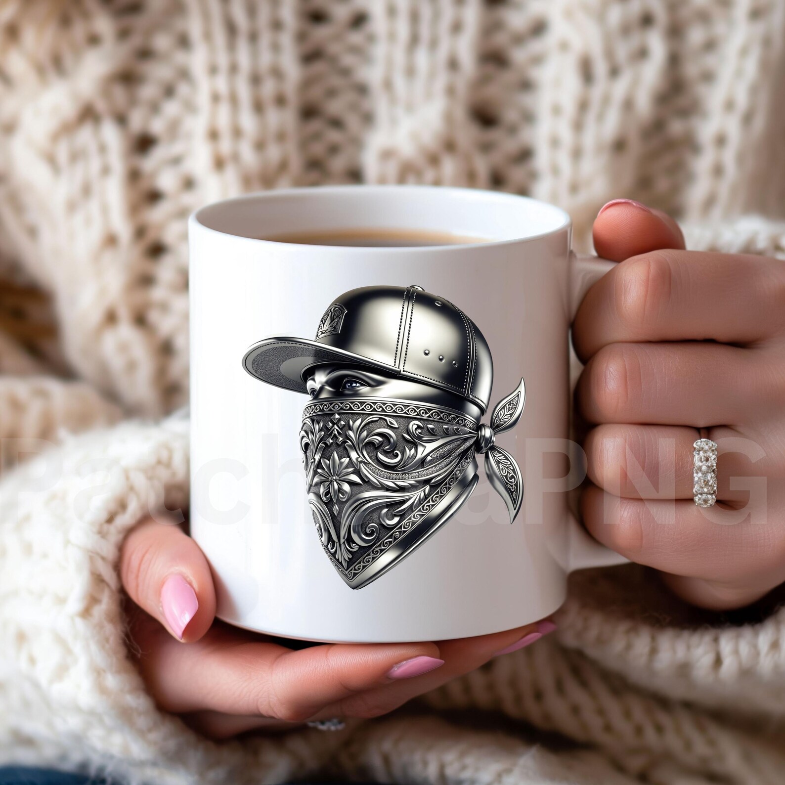 Metal Gangster Mask PNG | Urban Hip-hop Skull Graffiti Art ...