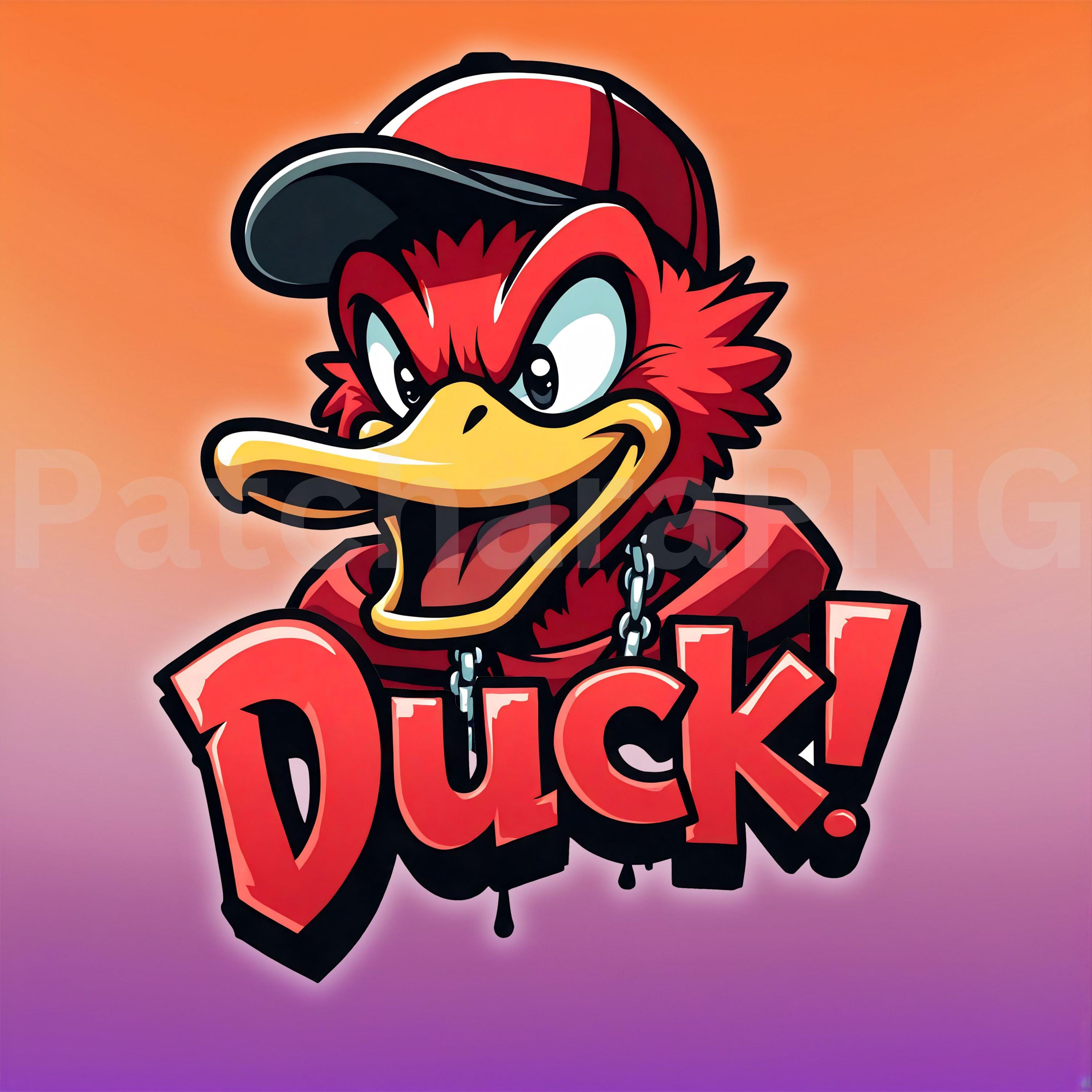 Hip-hop Duck Cartoon PNG | Streetwear Duck Design | Digital Sublimation ...