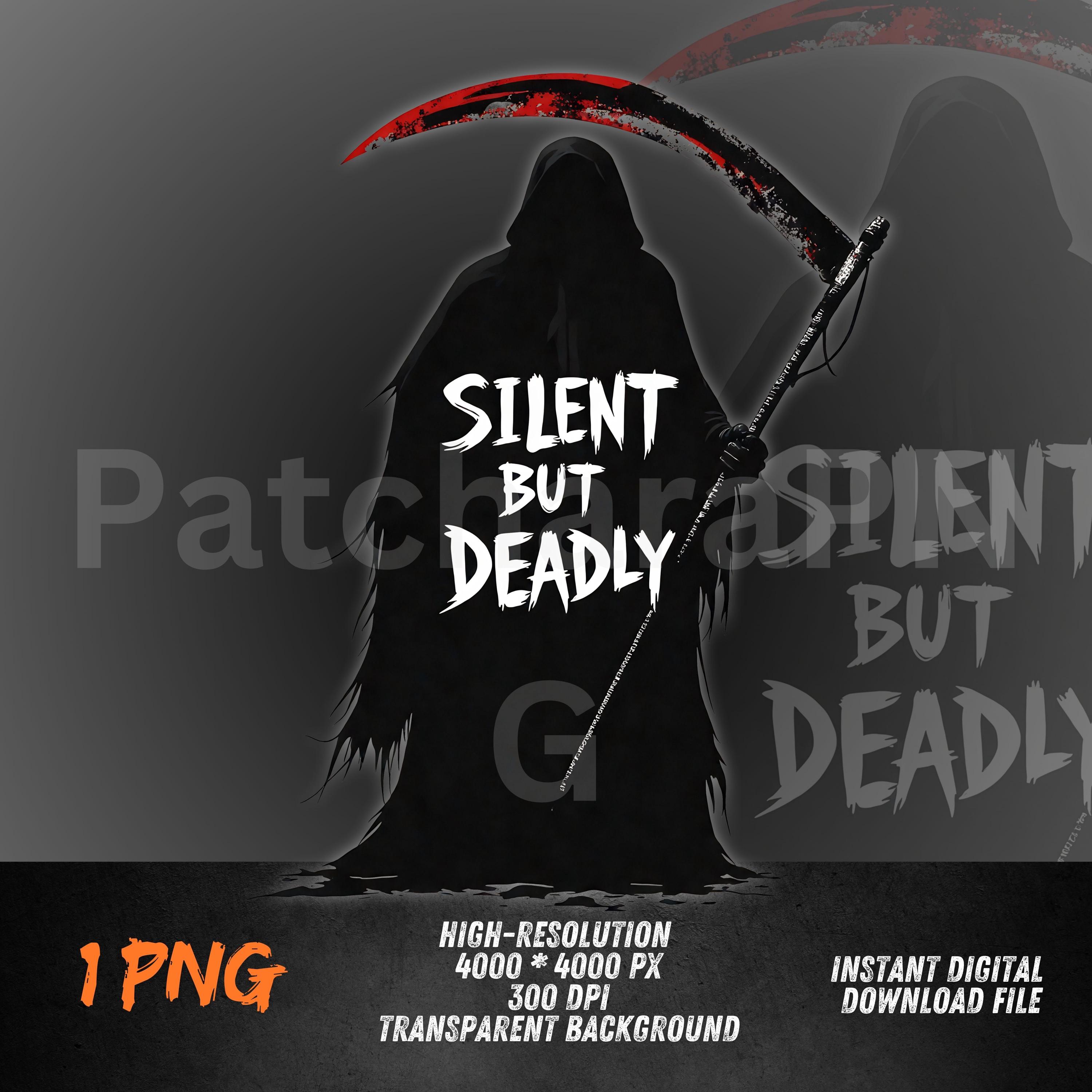 Silent but Deadly PNG | Grim Reaper Warrior Clipart | Tactical Hustle ...