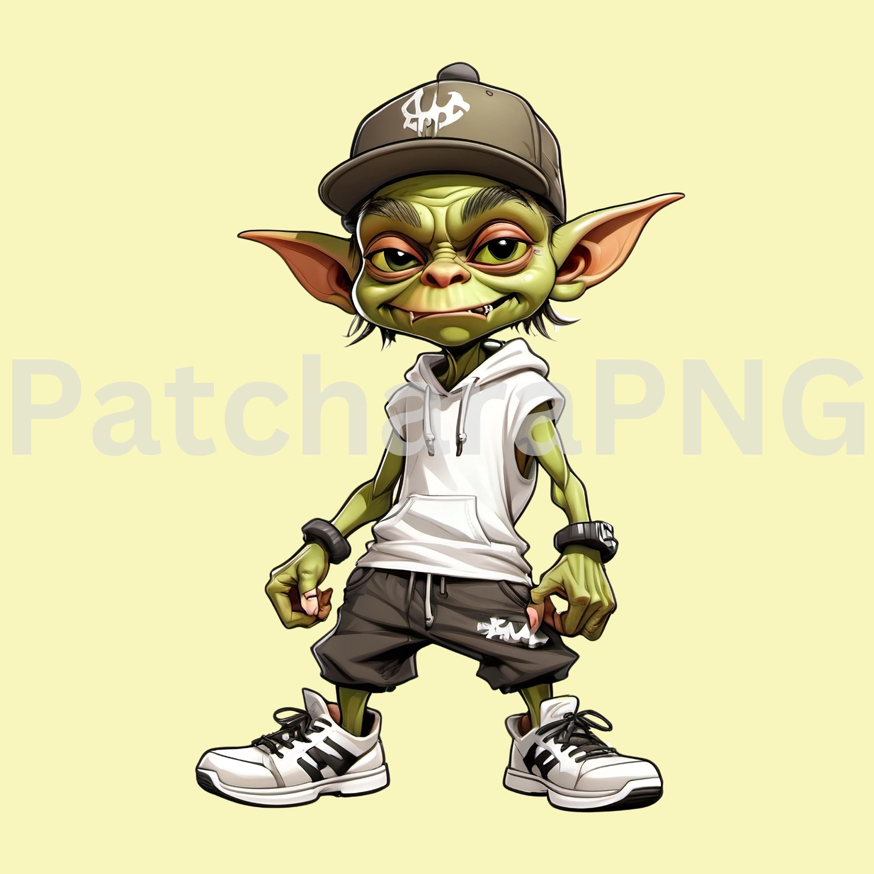 Hip-hop Goblin Graffiti Art | Cool Cartoon Goblin Character | Urban ...