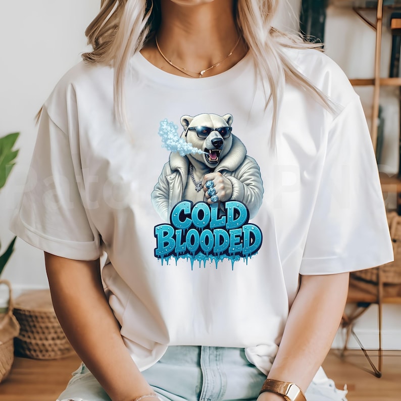 Cold Blooded Bear PNG | Gangster Graffiti Bear Art | Sublimation PNG ...