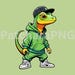 Hip Hop Lizard PNG | Cool Lizard Clipart in Hoodie and Sneakers | Urban ...