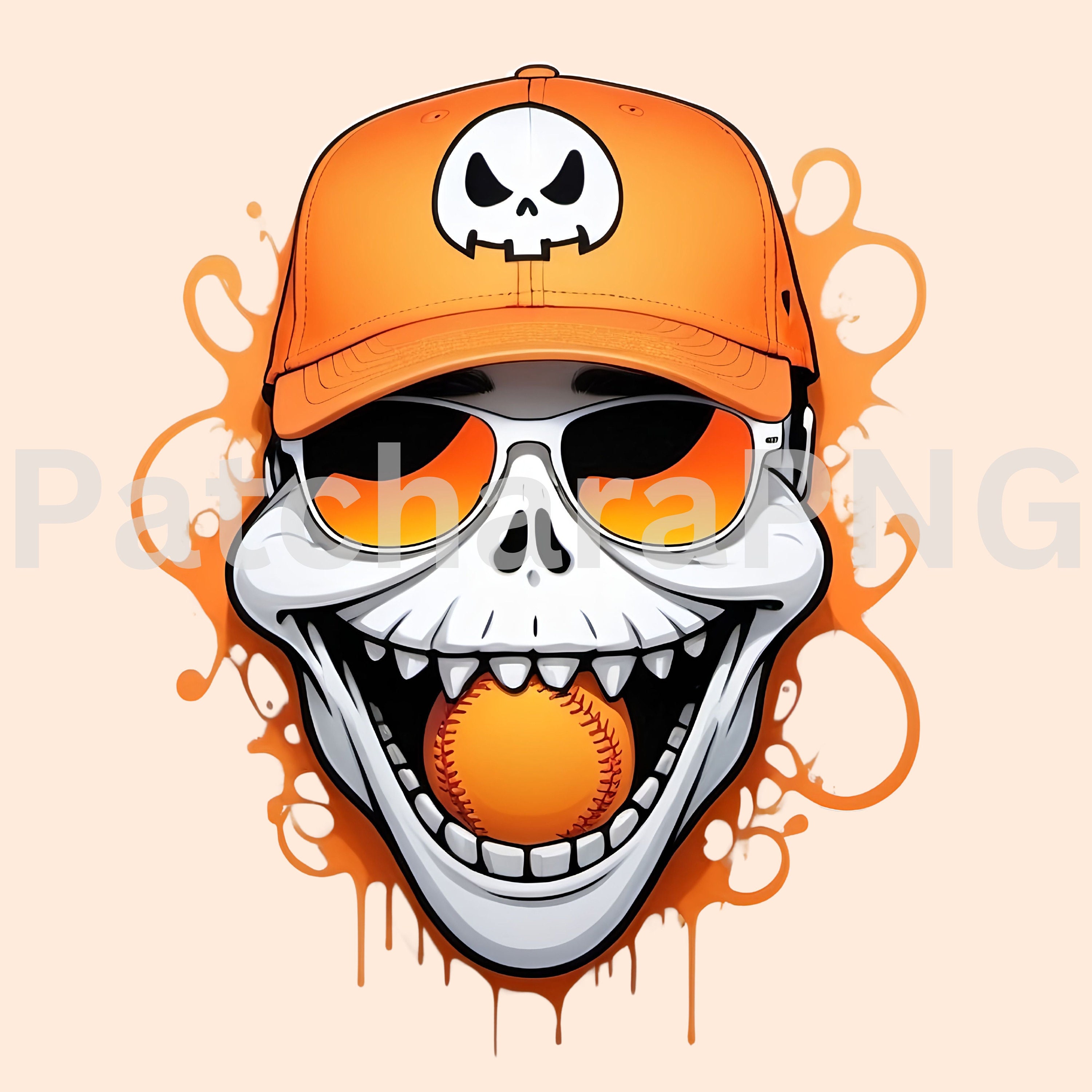 Cool Skull Graffiti Art PNG - Urban Streetwear Digital Design for T ...