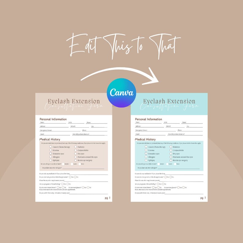 Editable Cancellation Policy, Lash Extensions Cancellation, Lash Artist ...