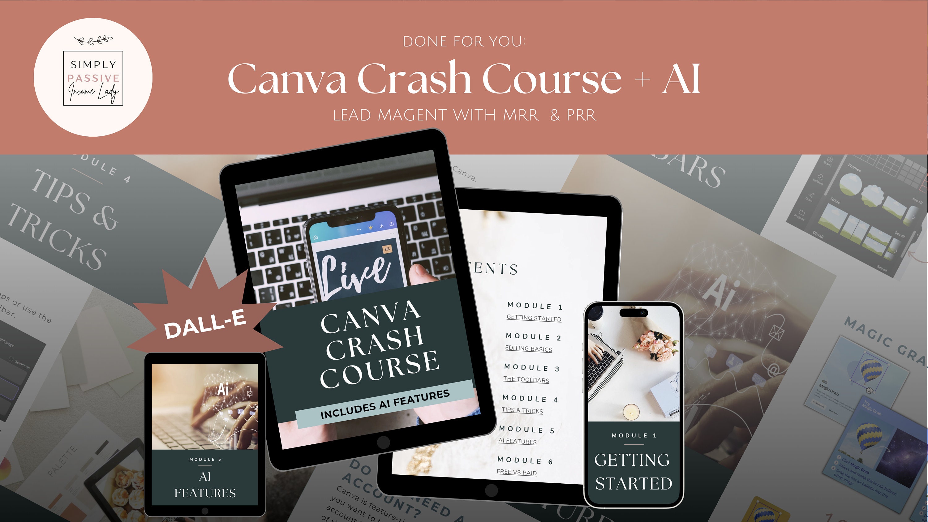 Done-for-you: AI + Canva Crash Course (includes DALL-E) Lead Magnet ...