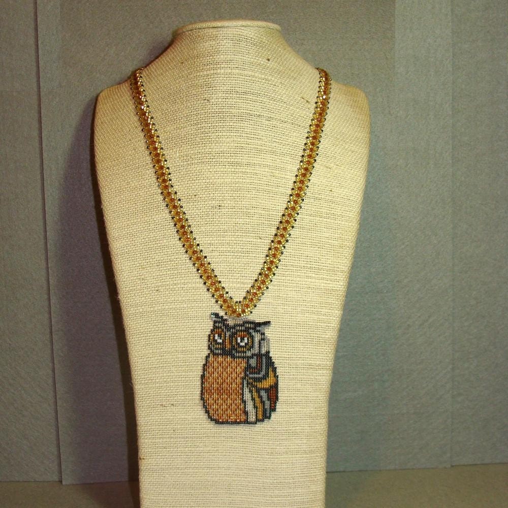 Horned Owl on St Petersburg Chain - Etsy