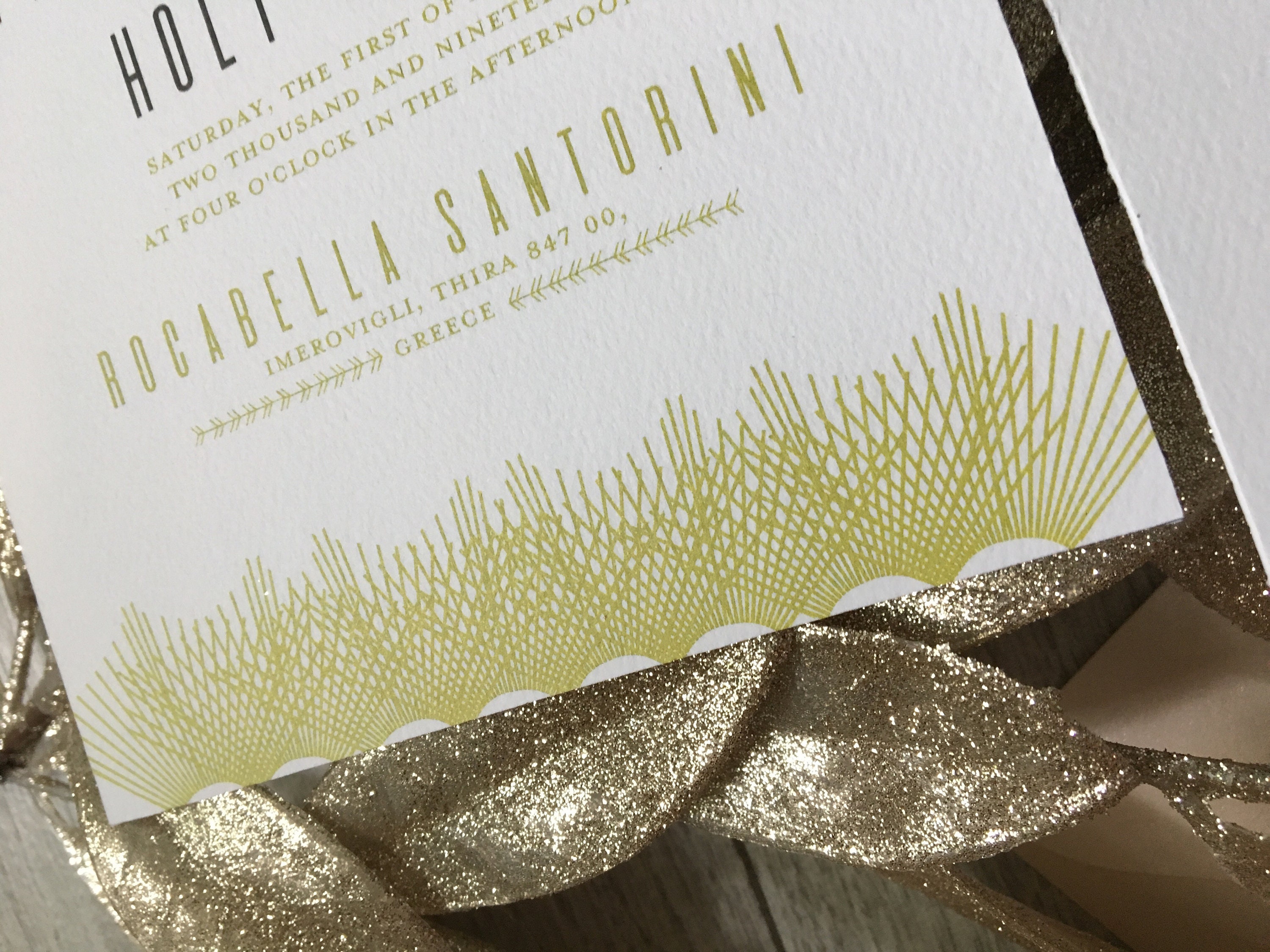 NEW GILDED Wedding Collection Invitation Save the Date - Etsy