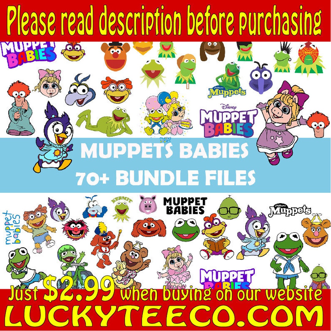 70 Muppets Svg Bundle, Muppets Babies SVG Cut Files for Cricut ...