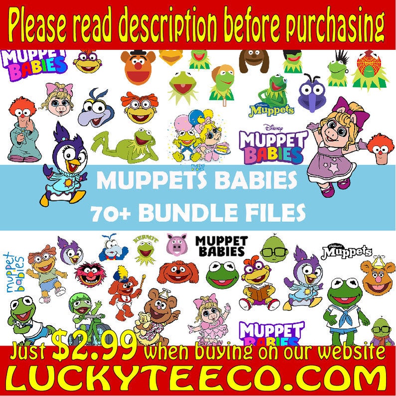 70 Muppets Svg Bundle, Muppets Babies SVG Cut Files for Cricut ...