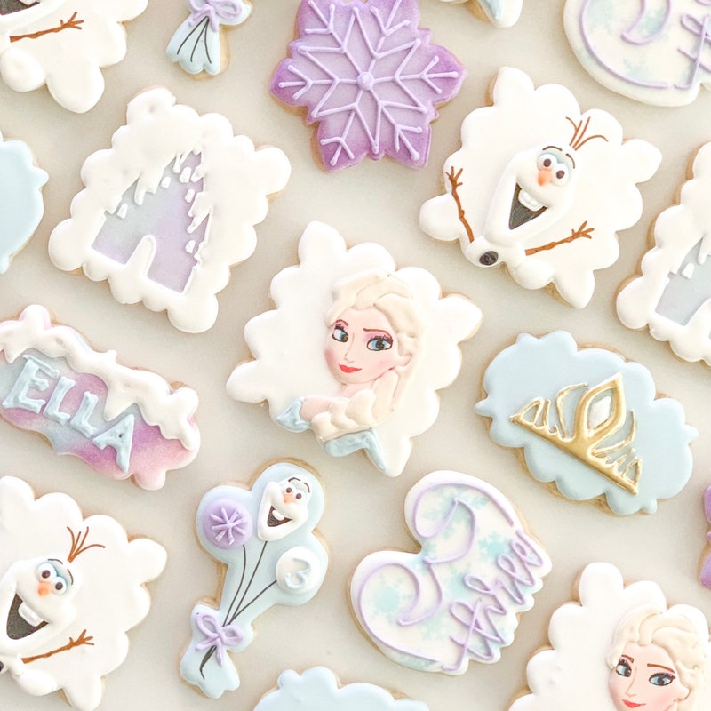 Frozen Cookies - Etsy