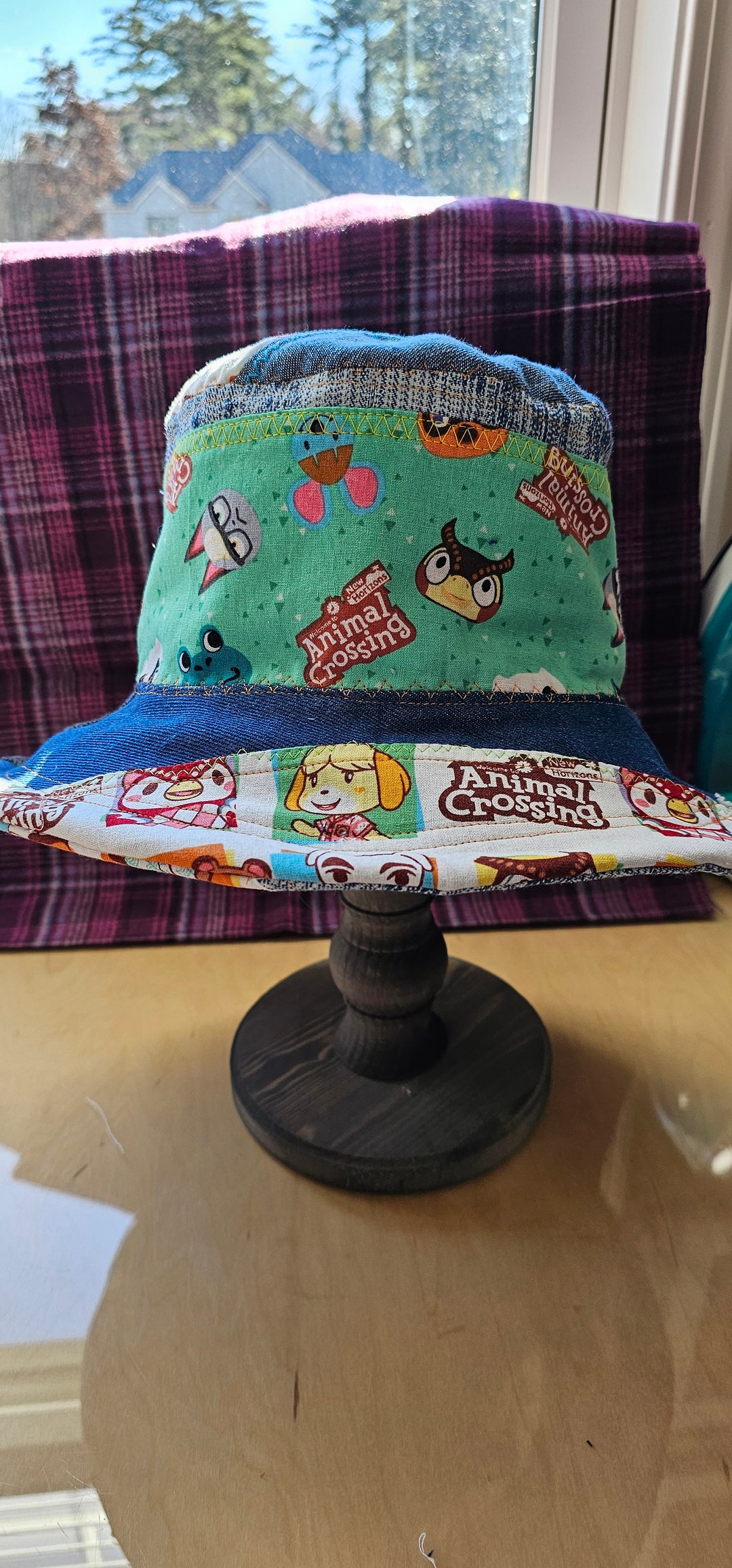 Animal Crossing Custom Made Bucket Hat Cute Gift Teen Size - Etsy