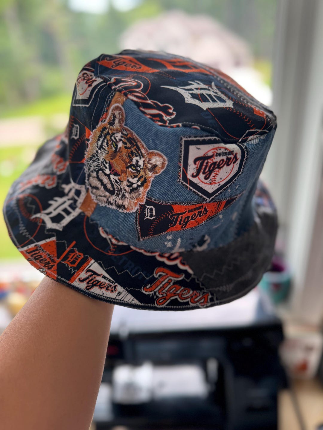 Detroit Tigers Baseball Fan Custom Bucket Hats for Brian XL Adult Size ...