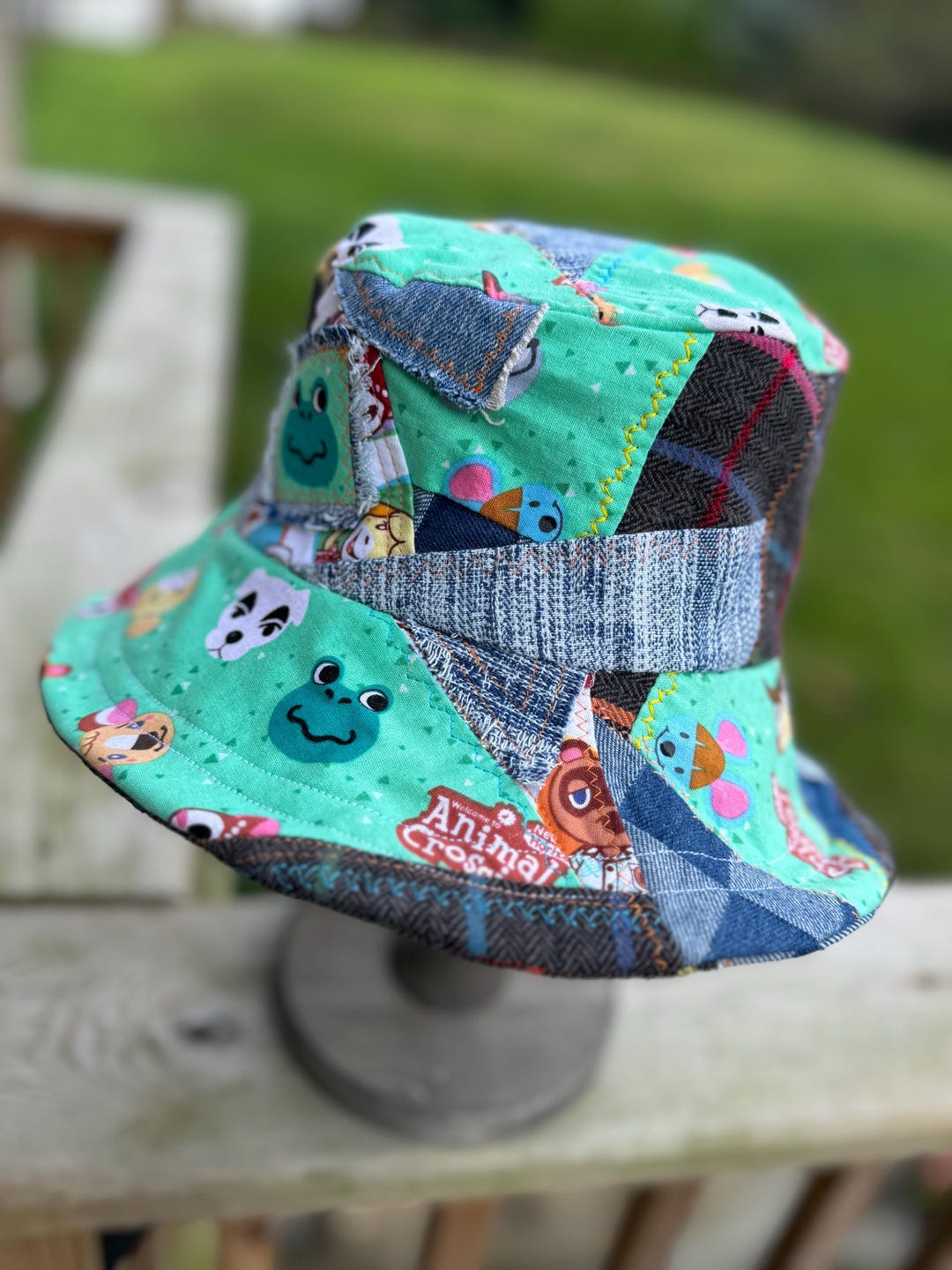 Animal Crossing Game Custom Made Patchworkbucket Bucket Hat Gift Youth ...