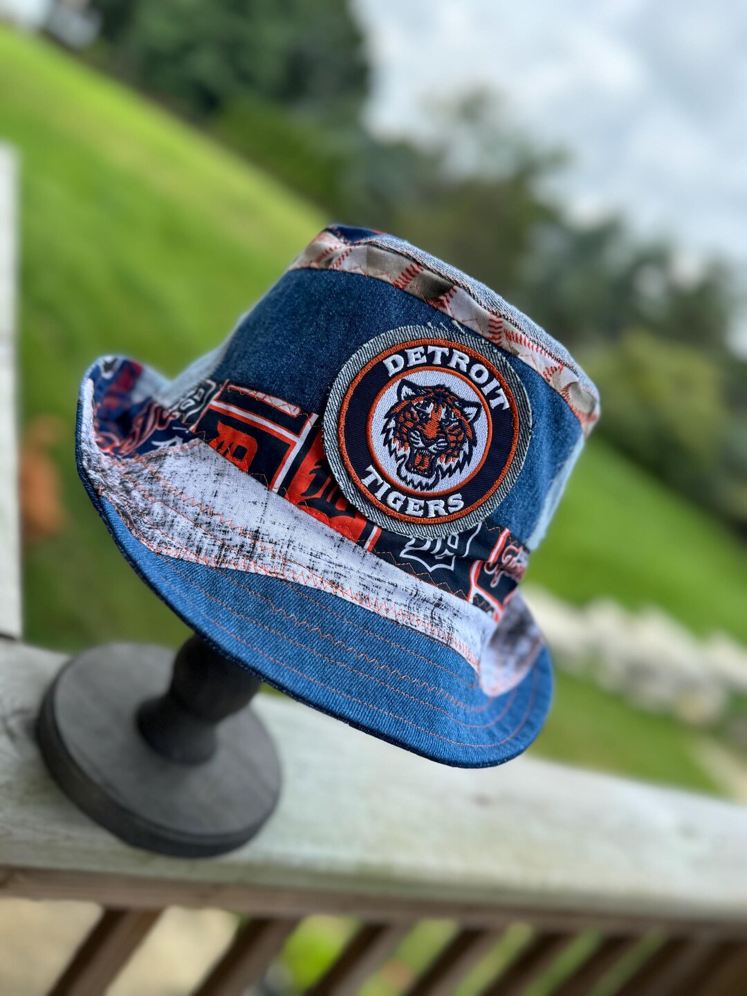 Detroit Tigers Baseball Fan Custom Made Bucket Hat Adult Teen Size ...