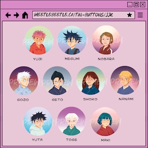 JJK Baby Buttons - Etsy