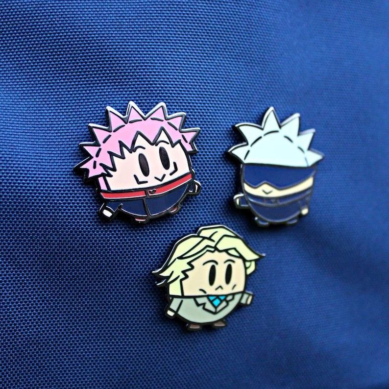 Jujutsu Kaisen Enamel Pins Gojo Yuji Nanami - Etsy