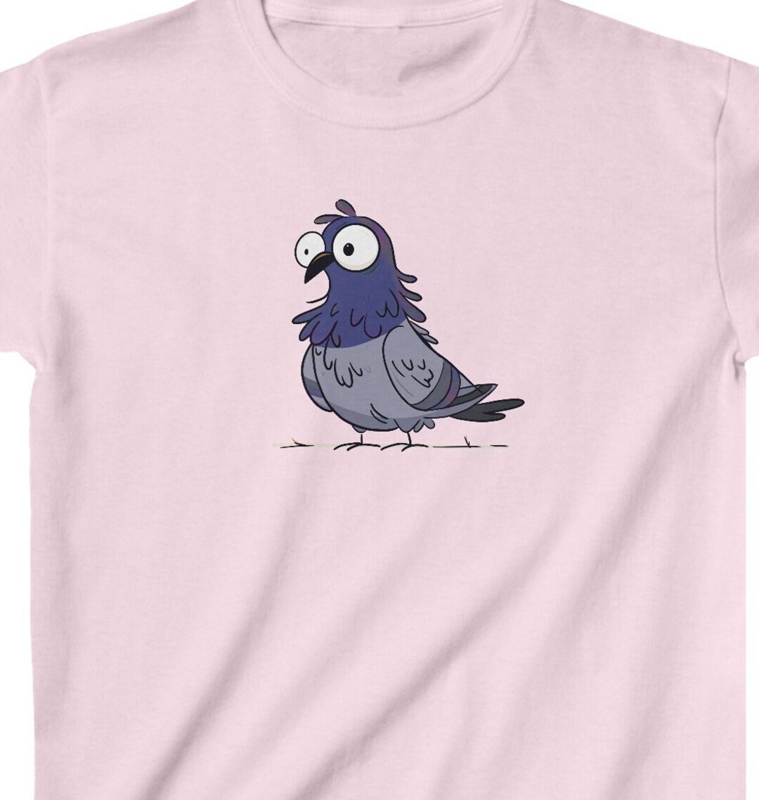 Pigeon Funny Bird Silly Goofy: Kids Heavy Cotton™ Tee - Etsy