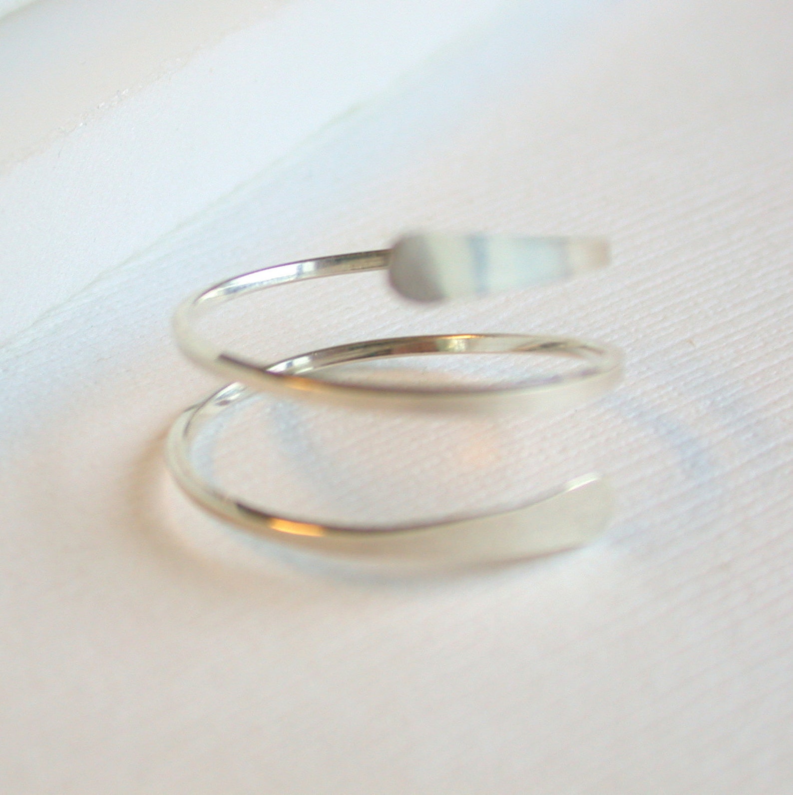 Wrapped Gold Ring. Spiral Gold Ring. Gold Stacking Rings. | Etsy